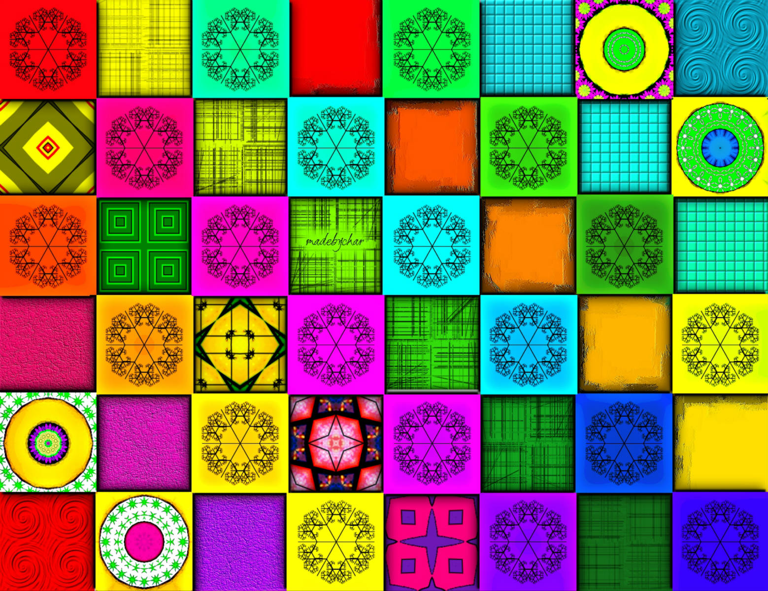 Solve Happy Snowflakes.... jigsaw puzzle online with 192 pieces