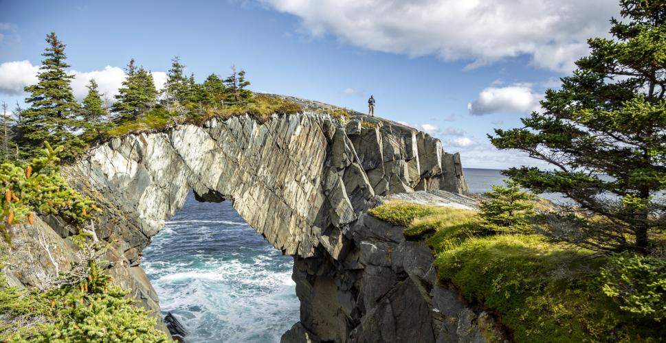Solve Berry Head Arch, Newfoundland amd Labrado tourism jigsaw puzzle ...