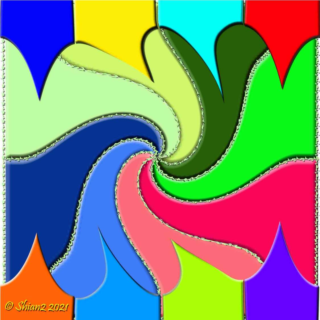 Solve Slight Swirl jigsaw puzzle online with 64 pieces