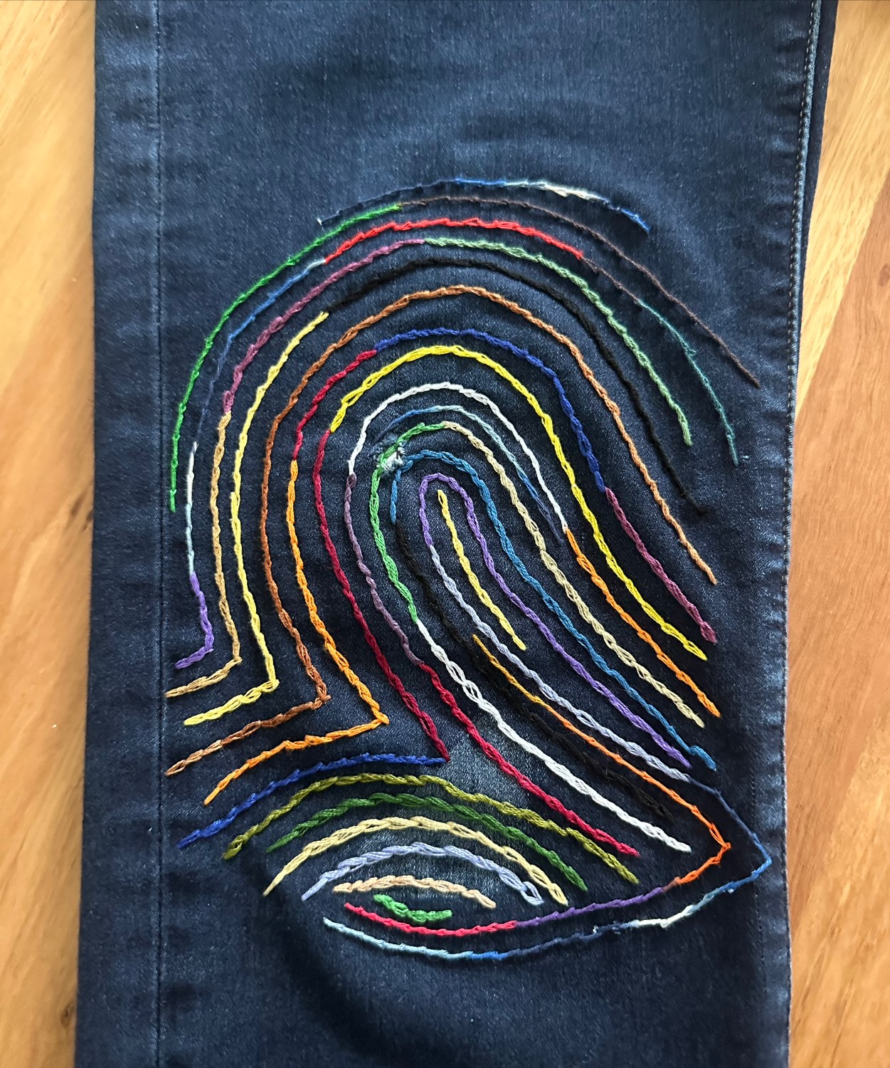 Solve Fingerprint embroidery jigsaw puzzle online with 208 pieces