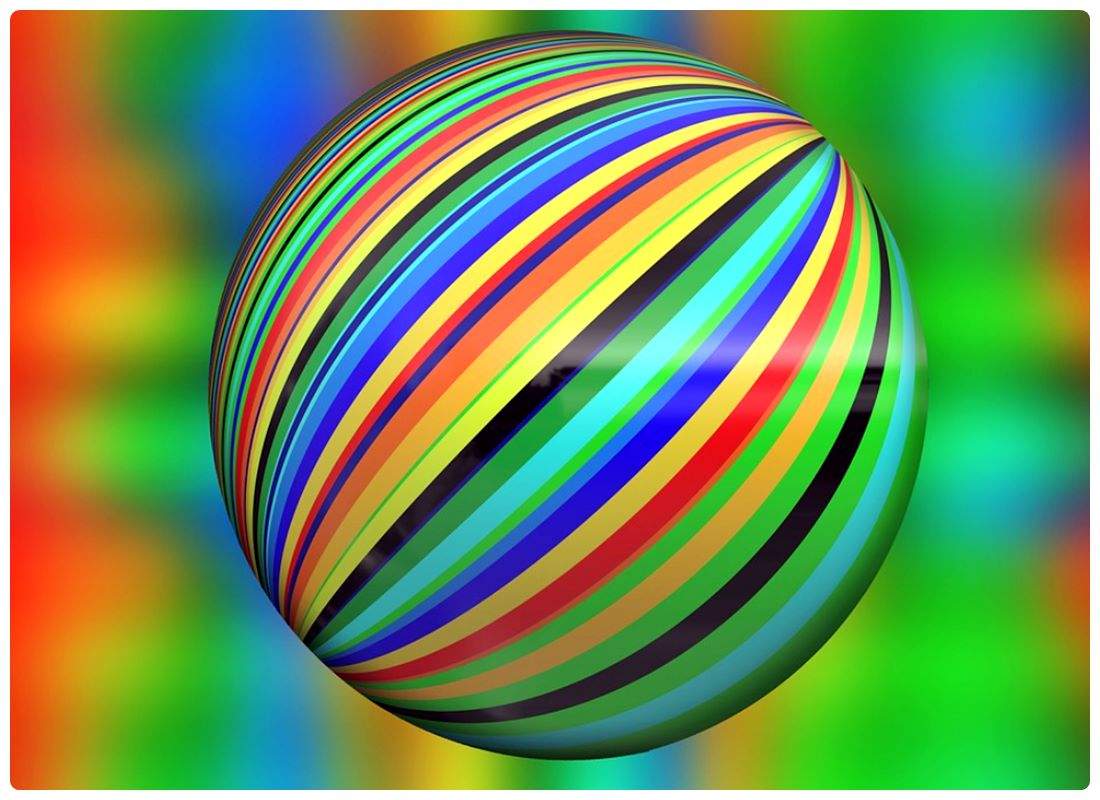 Solve CGI Art - The Colours of a Striped Sphere jigsaw puzzle online ...
