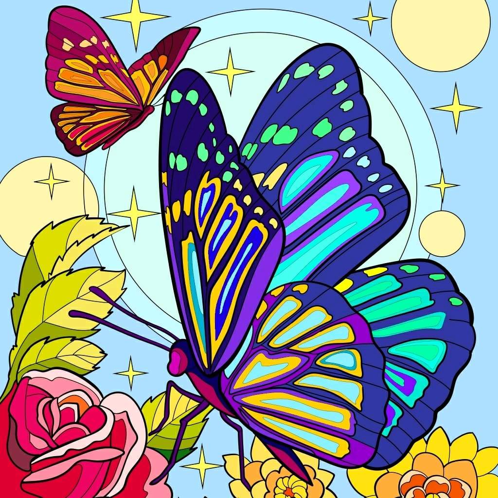 Solve Beautiful Butterfly jigsaw puzzle online with 64 pieces