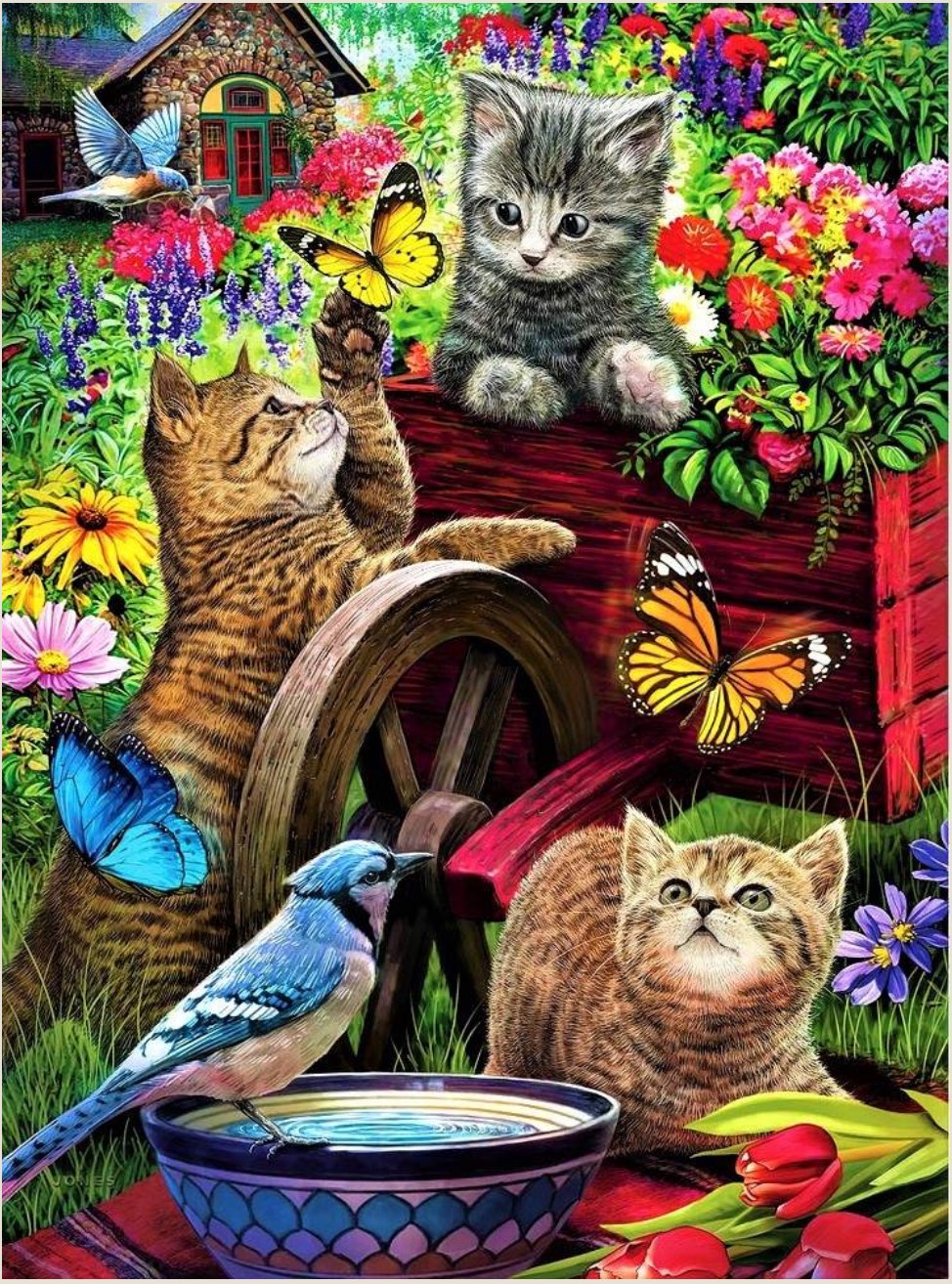 Jigsaw Puzzle | Kittens | 130 pieces | Jigidi