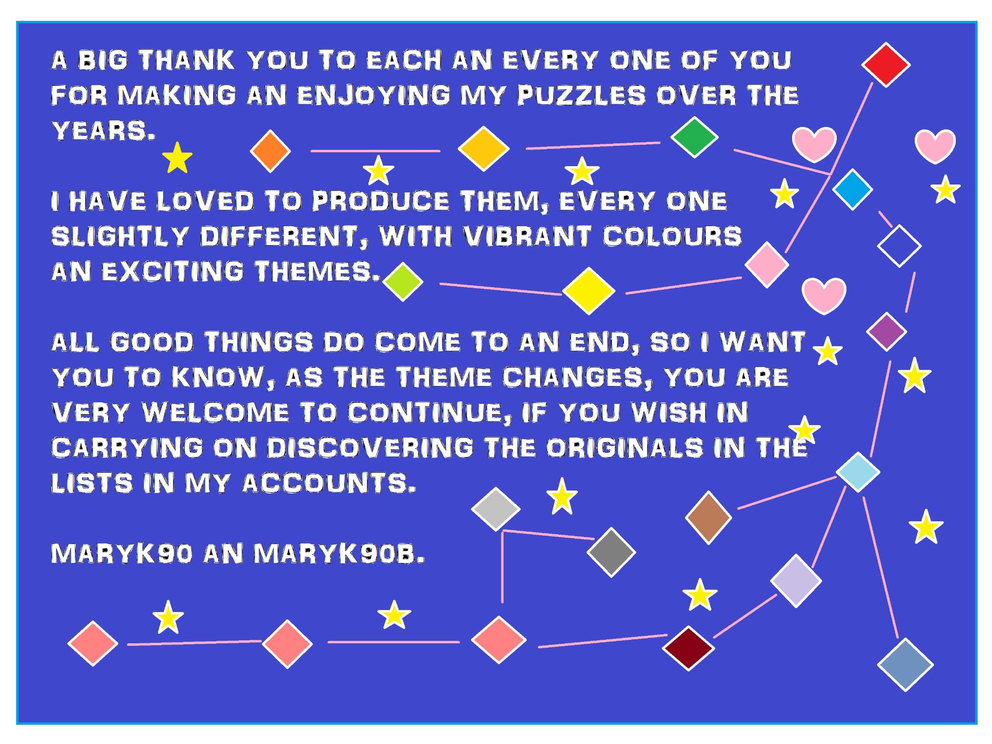 Solve THANK YOU jigsaw puzzle online with 540 pieces