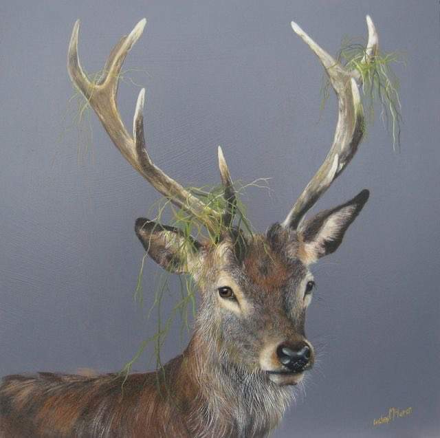 Jigsaw Puzzle | "A Young Stag with Foliage Jewellery" | 25 pieces | Jigidi