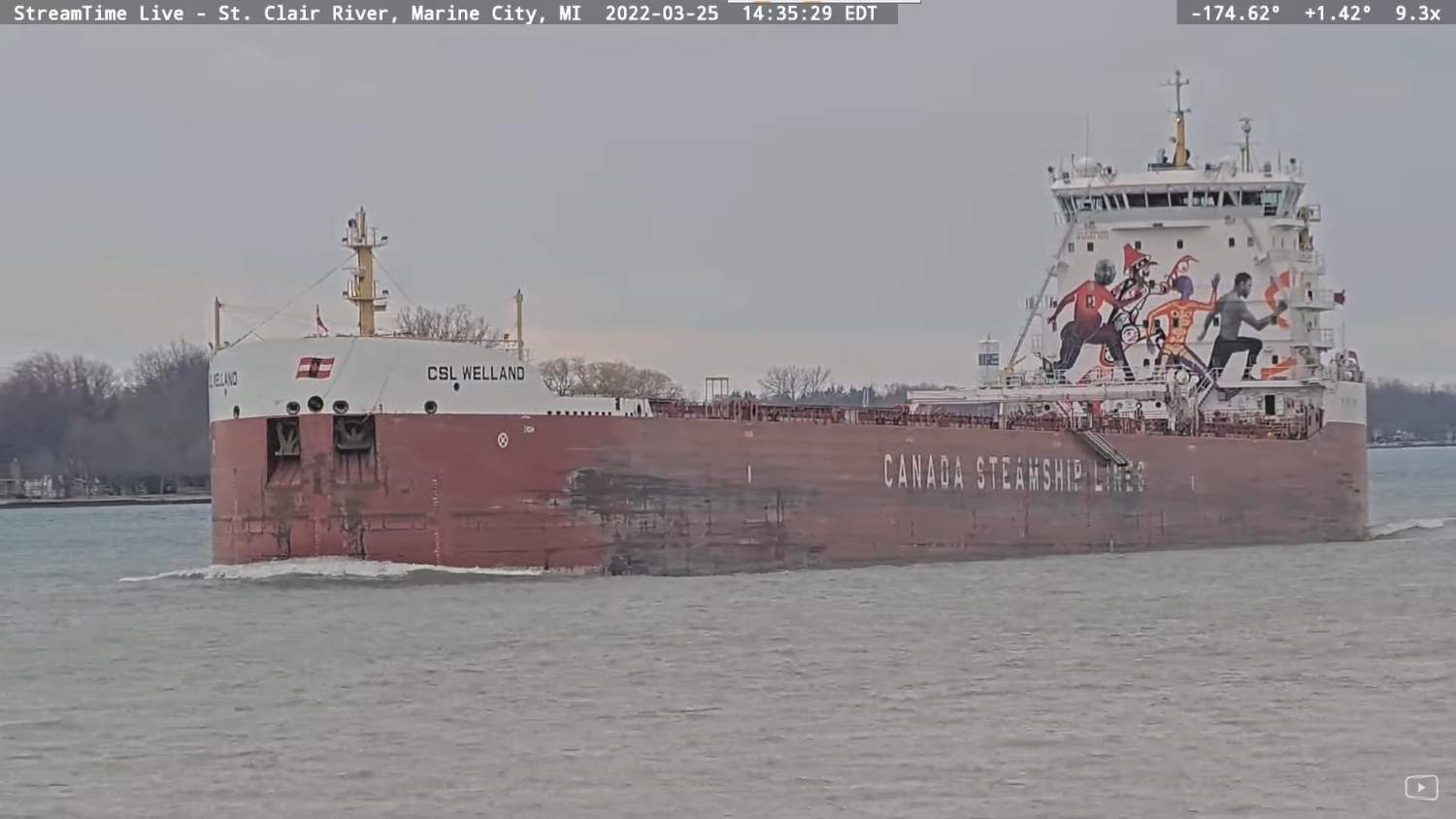 Solve CSL Welland (CA) - Great Lakes Freighter - Marine City, MI (2022 ...