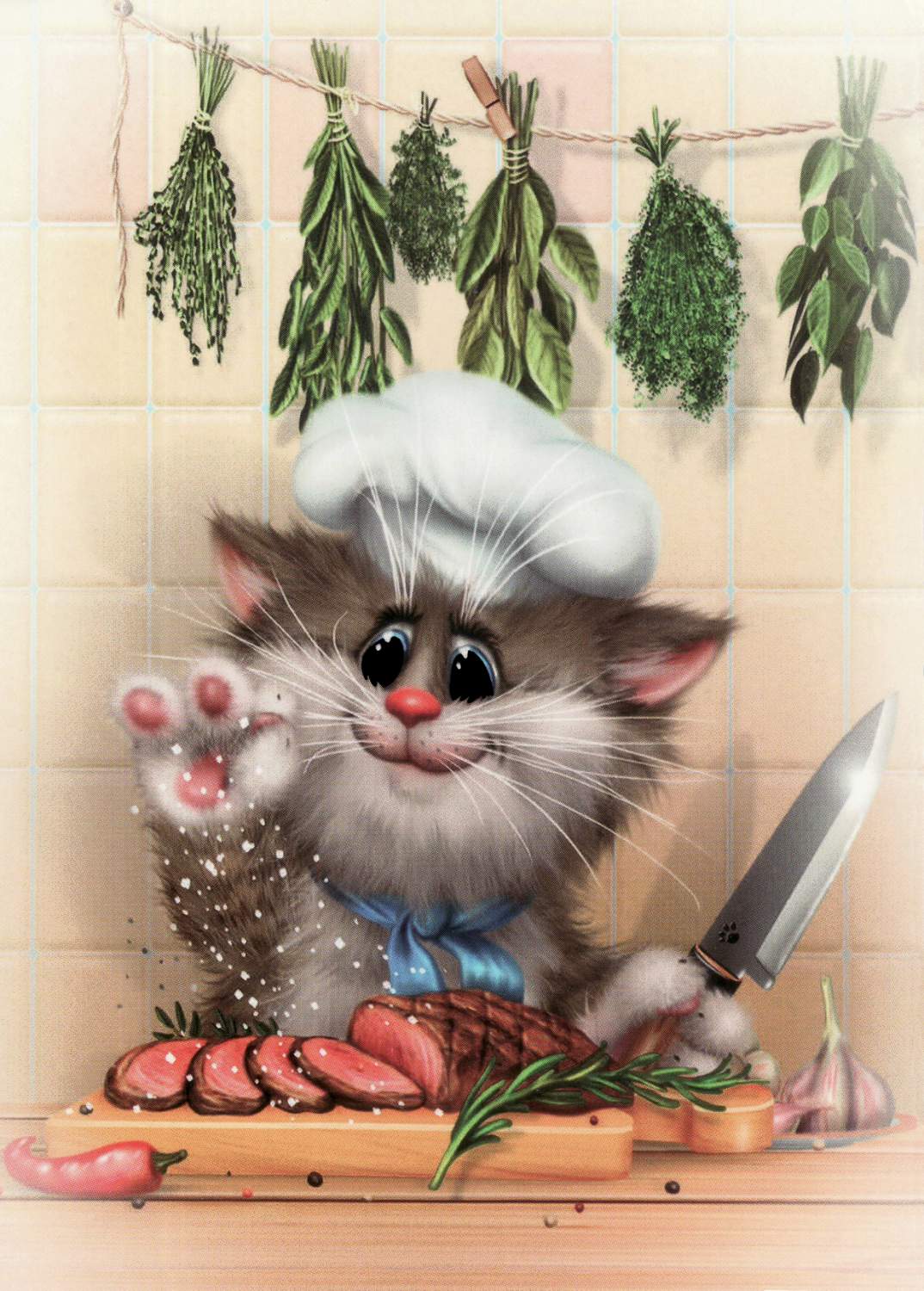 Solve le Chef (Resized) jigsaw puzzle online with 204 pieces