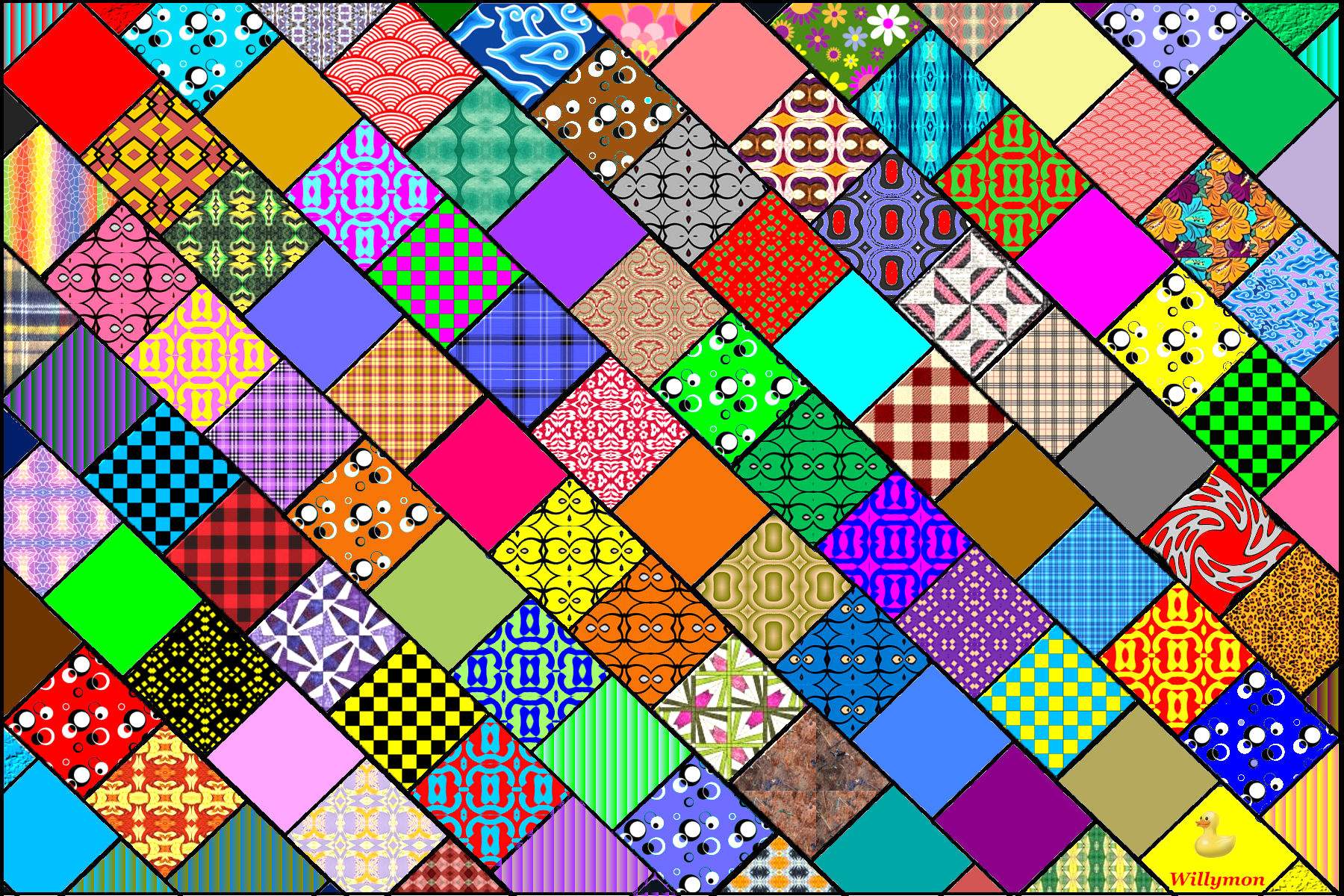 Solve slanted streetmosaic big jigsaw puzzle online with 600 pieces