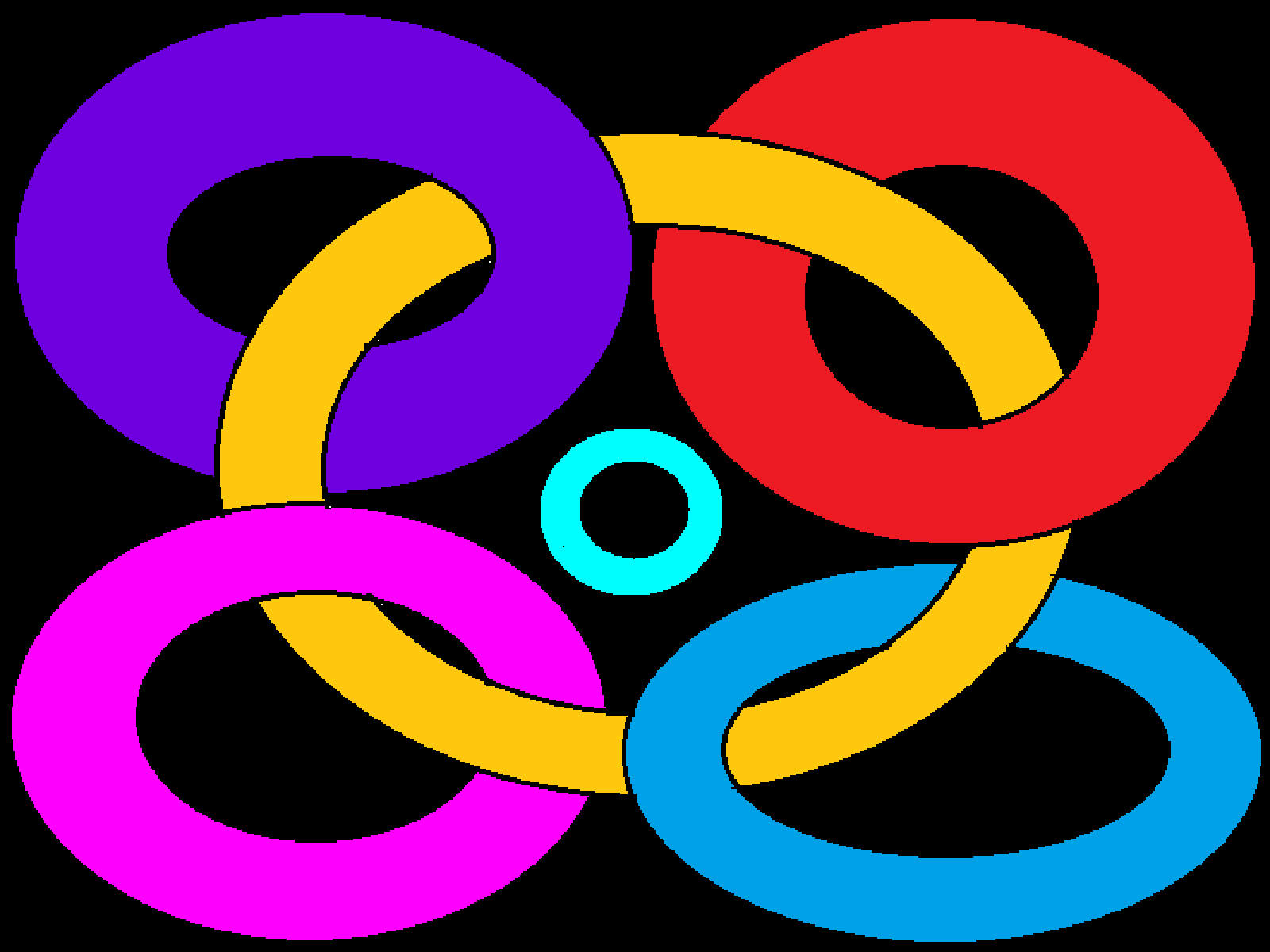 Solve Six-Ring Circus jigsaw puzzle online with 540 pieces