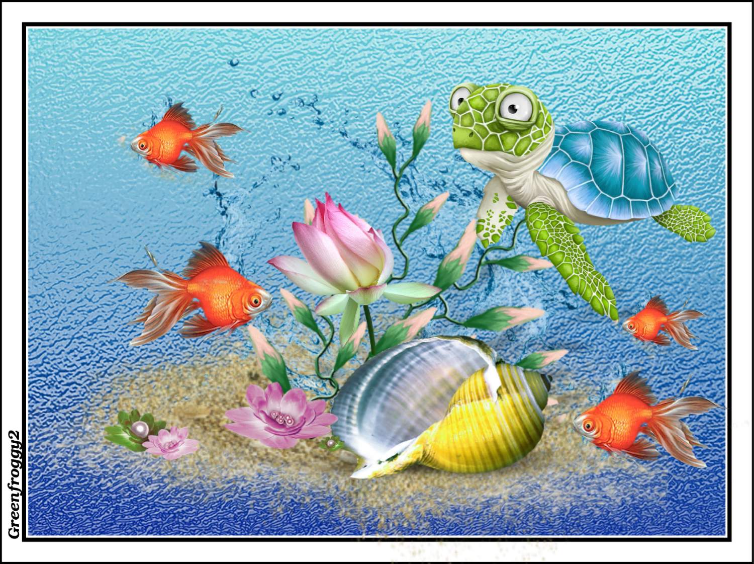 Solve PUZZLE - Under The Sea III jigsaw puzzle online with 88 pieces