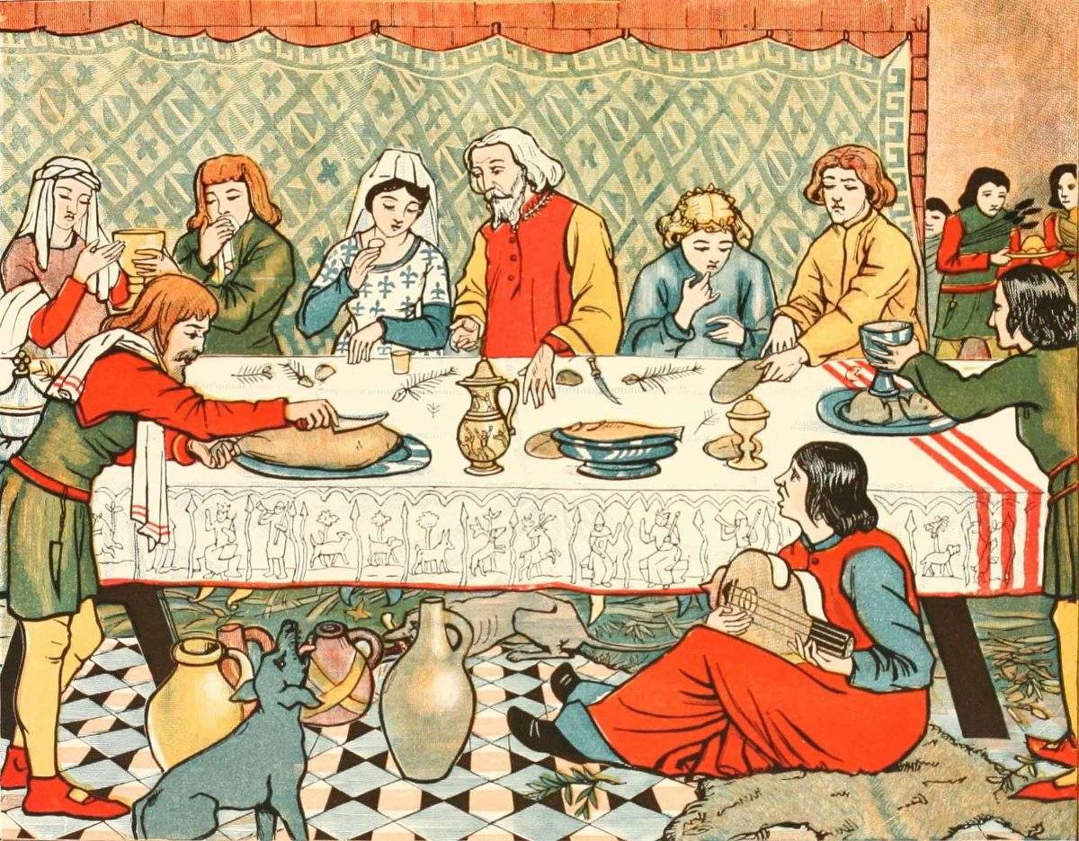 Solve Chaucer for children, 1877. jigsaw puzzle online with 320 pieces