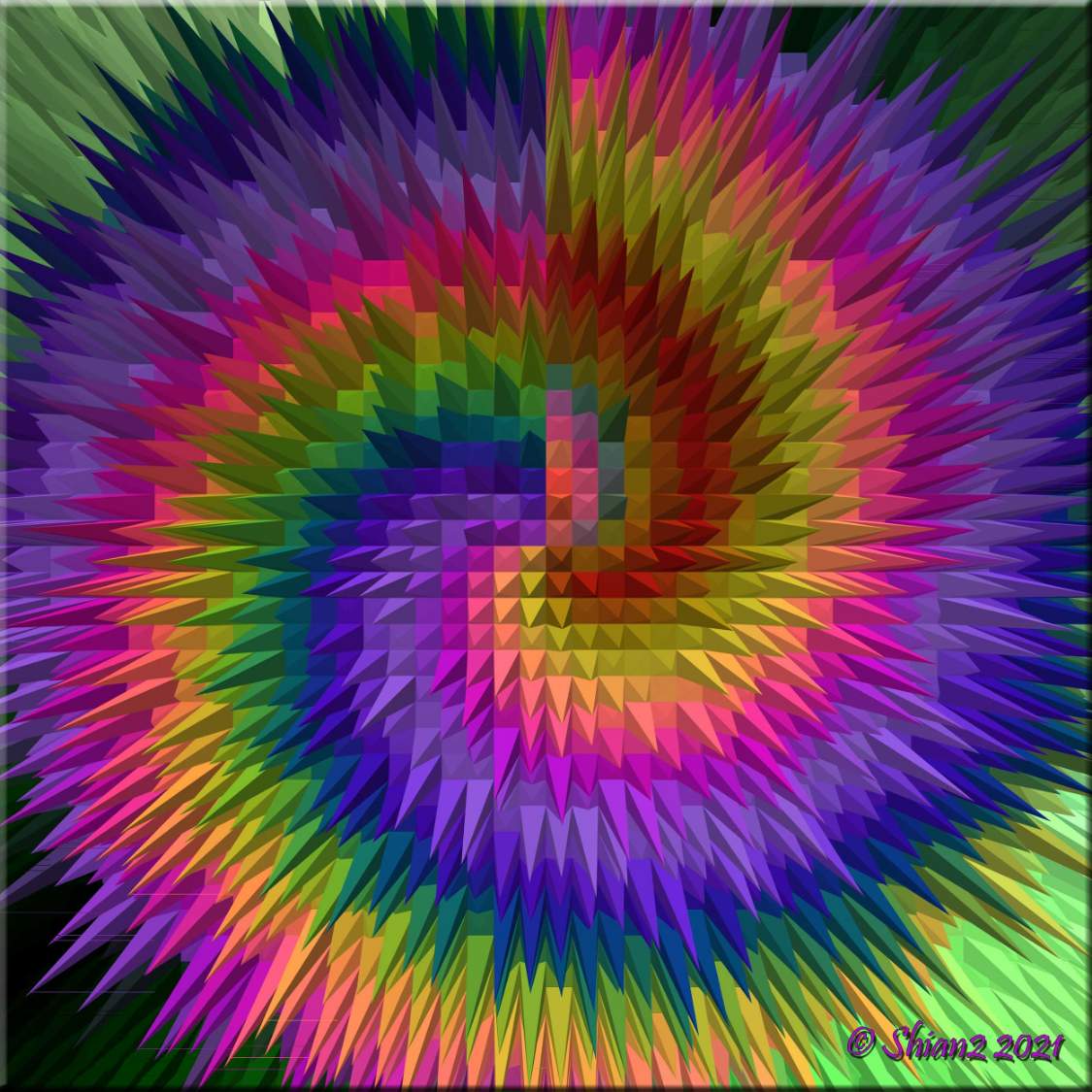 Solve Spiky jigsaw puzzle online with 64 pieces