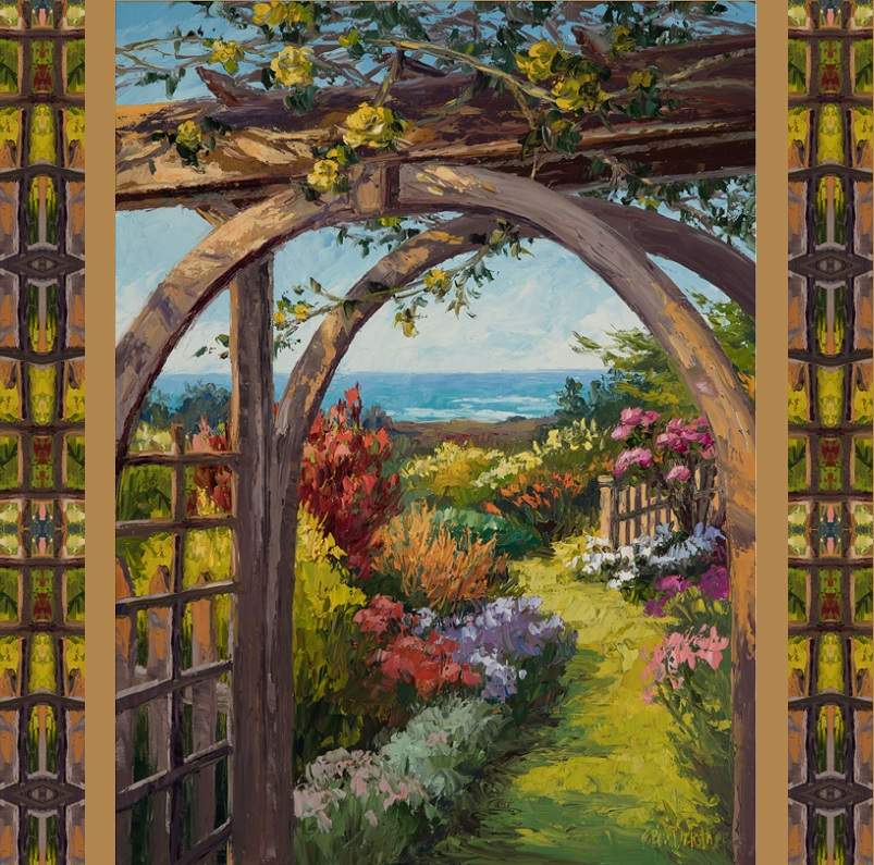 Solve Through the Arbor jigsaw puzzle online with 49 pieces