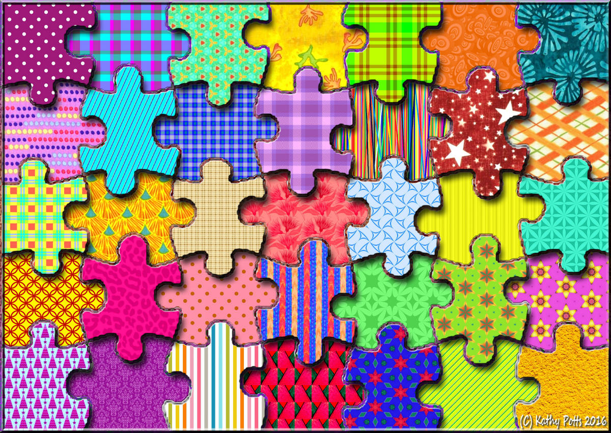 Solve Puzzle Fun By Kathy jigsaw puzzle online with 88 pieces