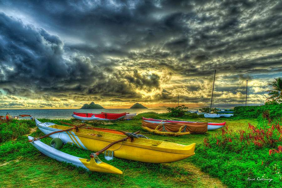 Solve Lanikai beach Oahu Hawaii sunrise seascape jigsaw puzzle online ...