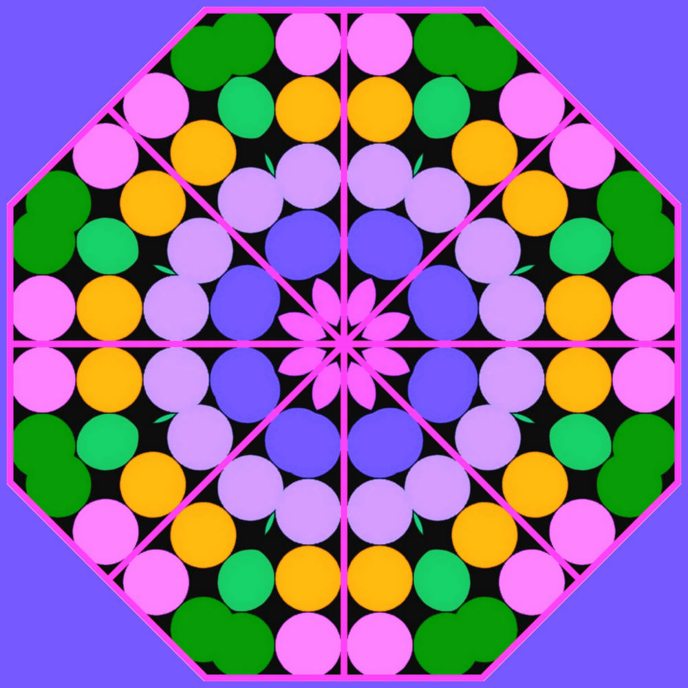 Solve Lots of Dots jigsaw puzzle online with 100 pieces