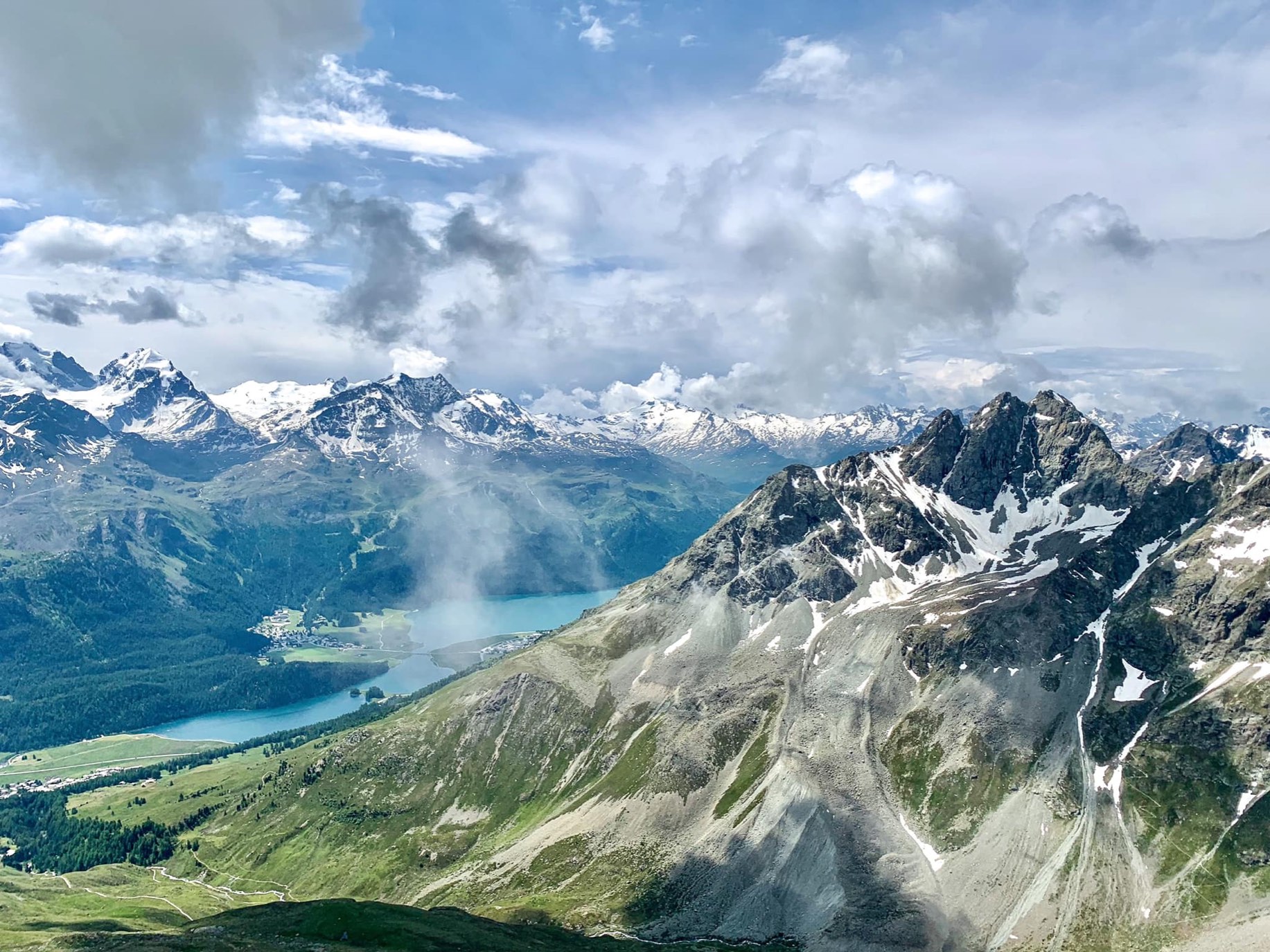 Solve Piz Nair Mt. Overlooking St. Moritz, Switzerland jigsaw puzzle ...