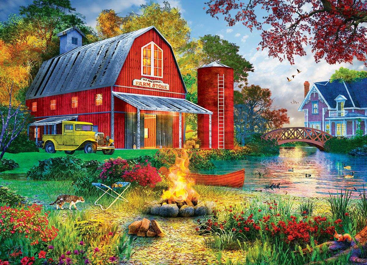 Solve farm store jigsaw puzzle online with 280 pieces