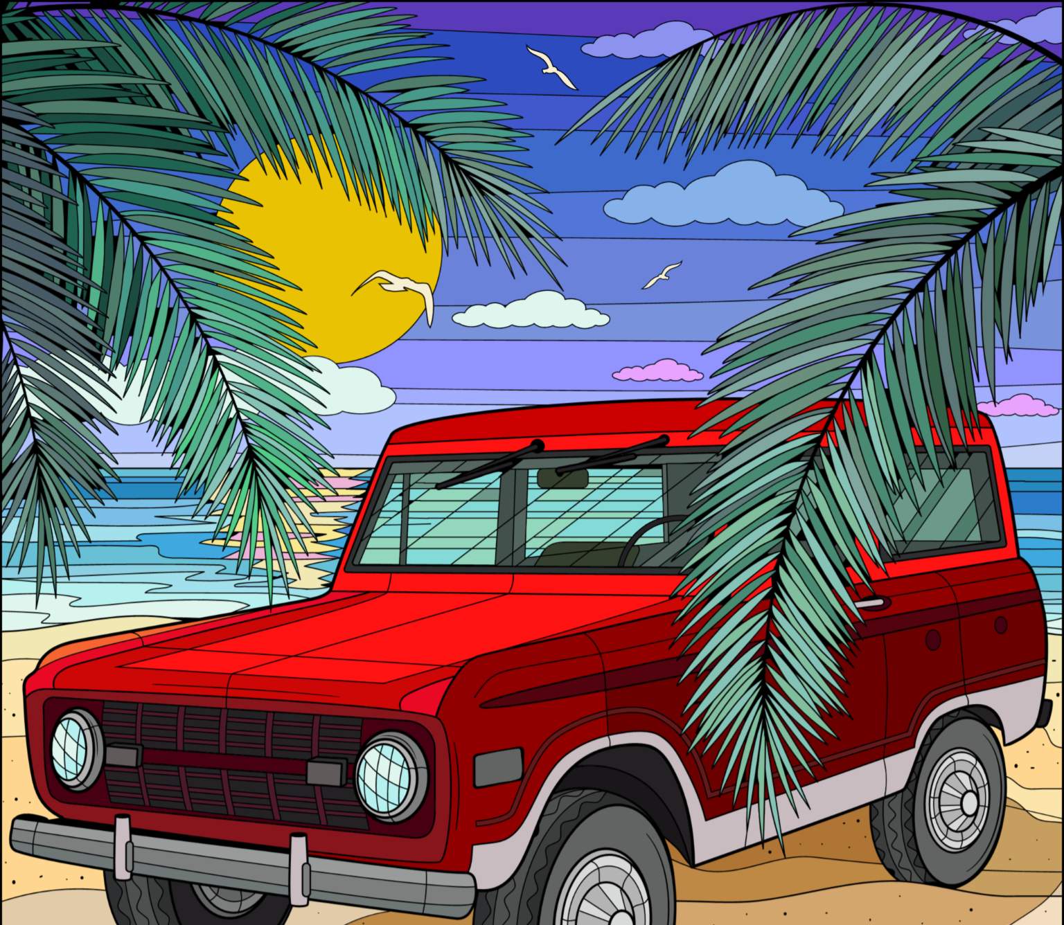 Solve 4X4 dans le sable jigsaw puzzle online with 288 pieces