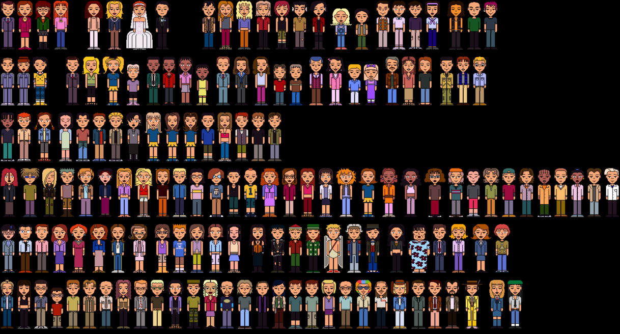 Solve daria pixel art jigsaw puzzle online with 220 pieces