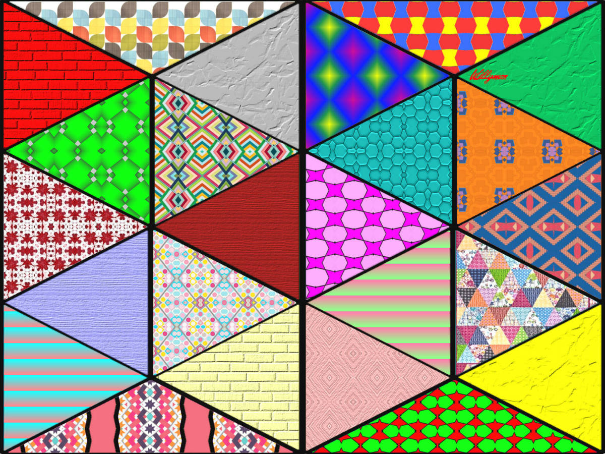 Solve triangles jigsaw puzzle online with 80 pieces