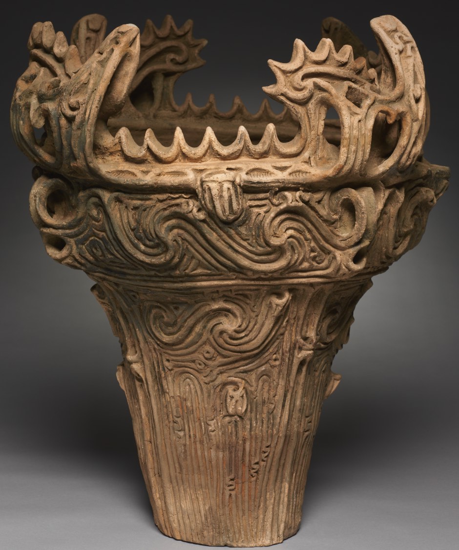 Solve Jomon Period Fire-flame Cooking Pot, c. 2500 B.C., Coiled ...