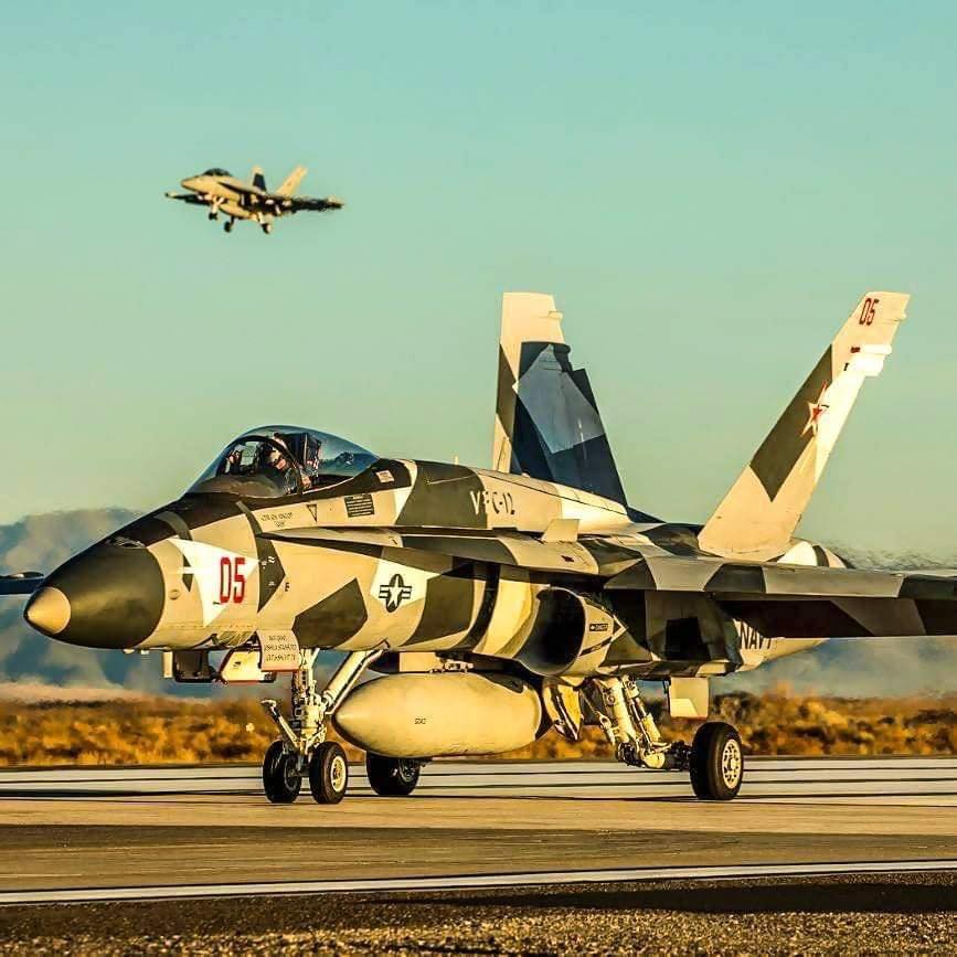 Solve FA-18C in aggressor markings. jigsaw puzzle online with 100 pieces