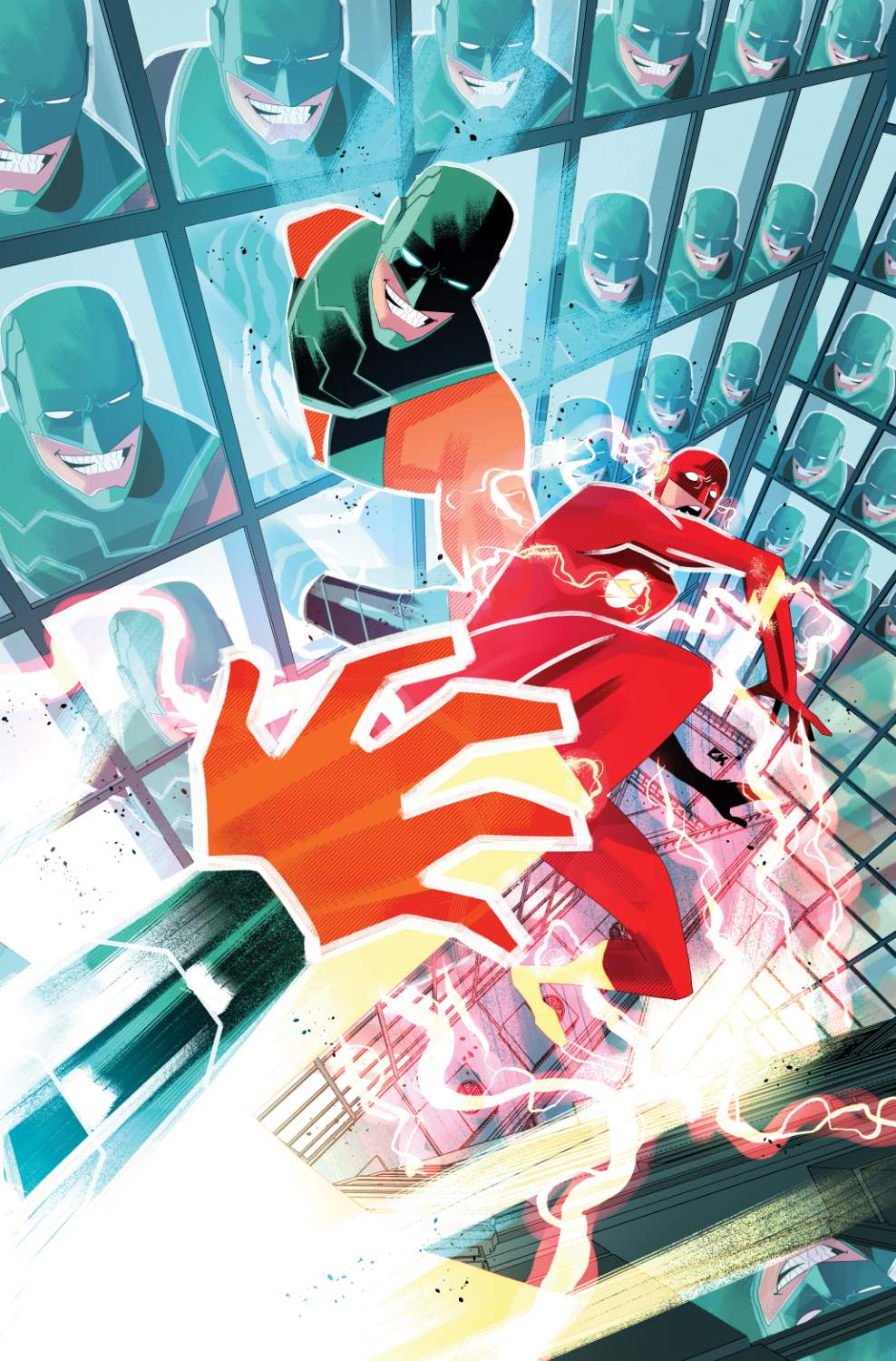 Solve THE FLASH vs MIRROR MASTER jigsaw puzzle online with 260 pieces