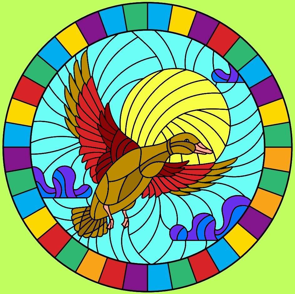 Solve Goose jigsaw puzzle online with 81 pieces