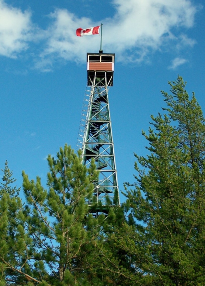 Solve Temagami Tower jigsaw puzzle online with 108 pieces