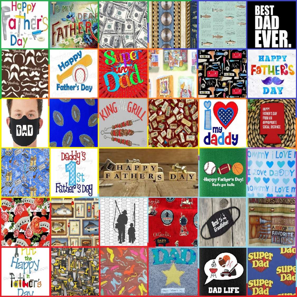 Solve Happy Fathers' Day jigsaw puzzle online with 49 pieces