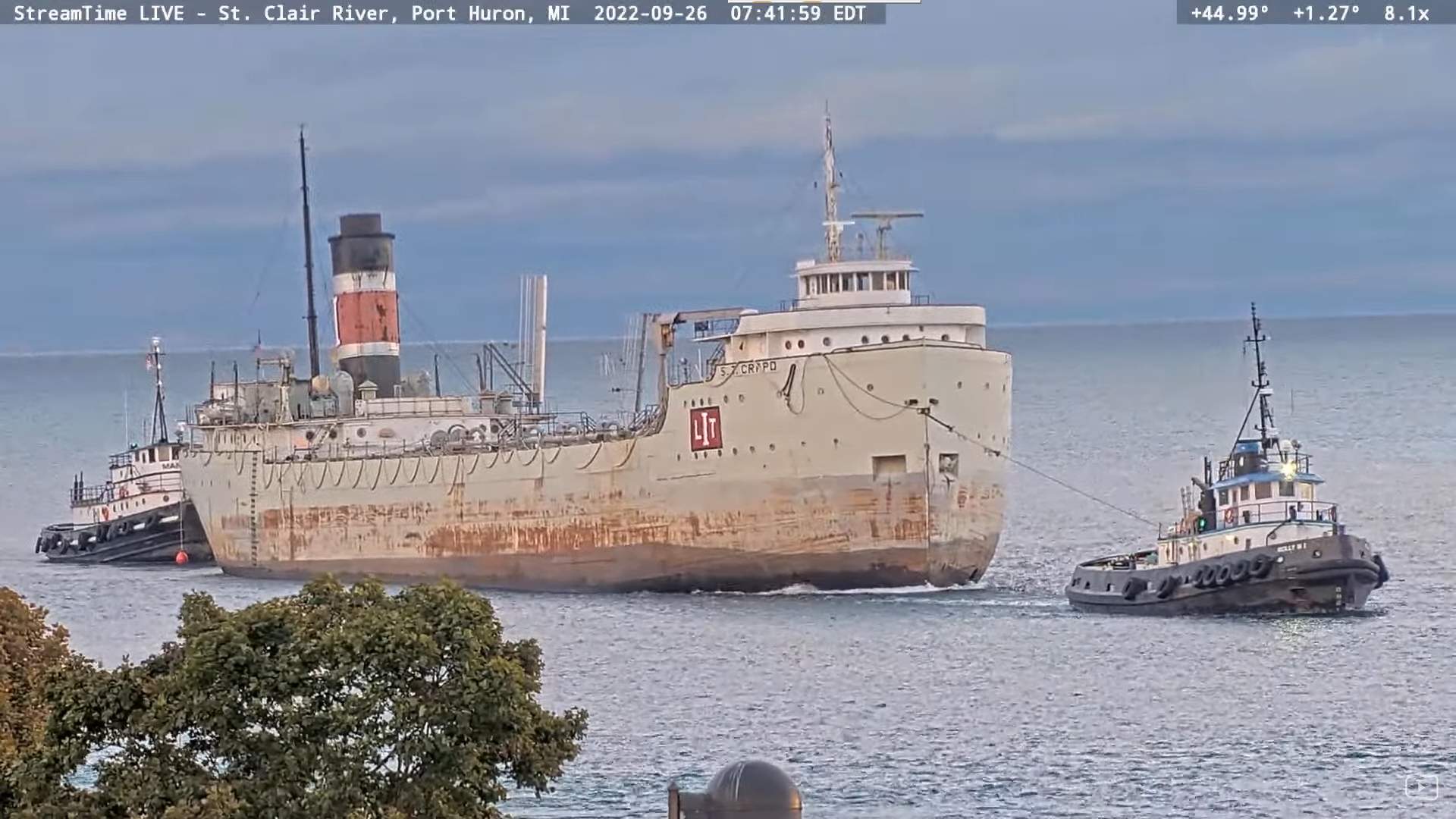 Solve S.T. Crapo - Great Lakes Freighter (scrapped 2022) - Port Huron ...