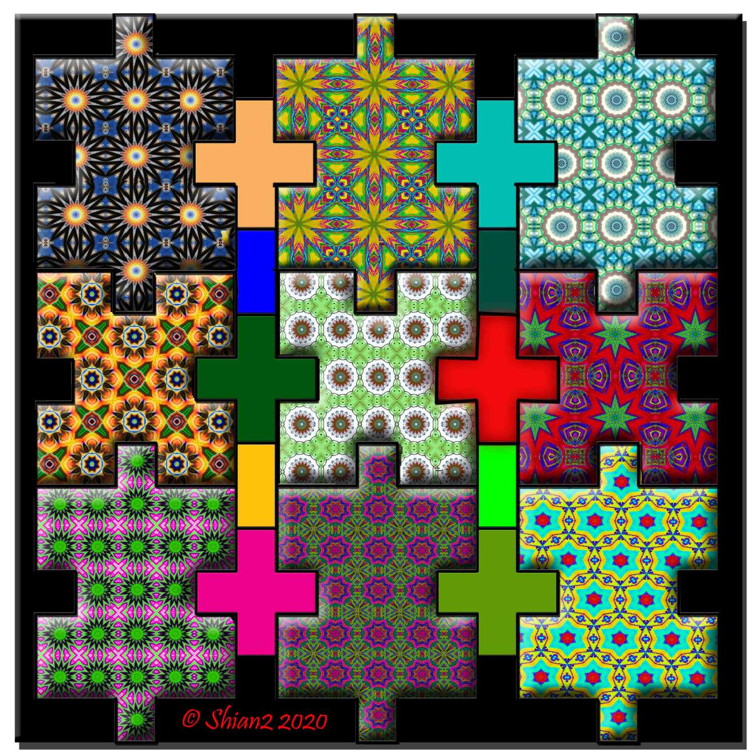 Solve Jigsaw Variation jigsaw puzzle online with 144 pieces