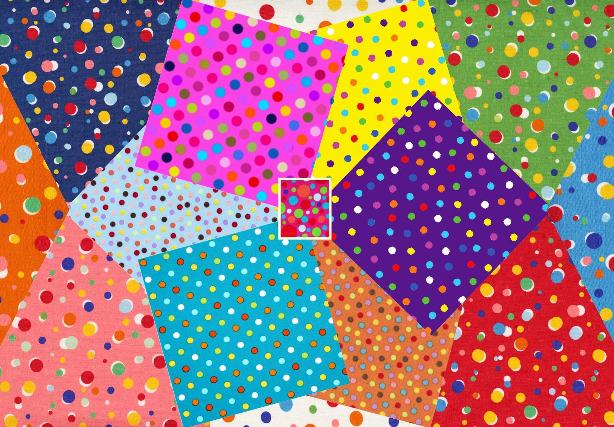 Solve Sunday dots - large jigsaw puzzle online with 176 pieces
