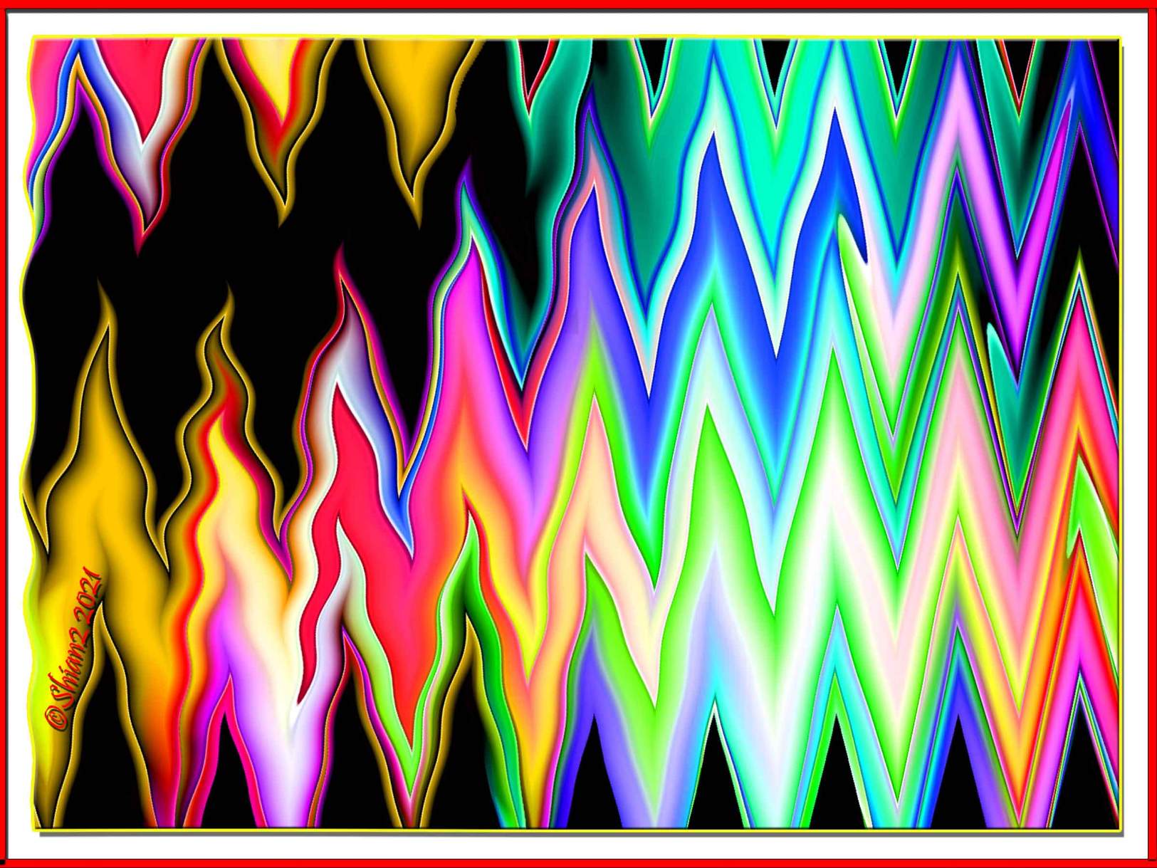 Solve Large Zig-zag jigsaw puzzle online with 130 pieces