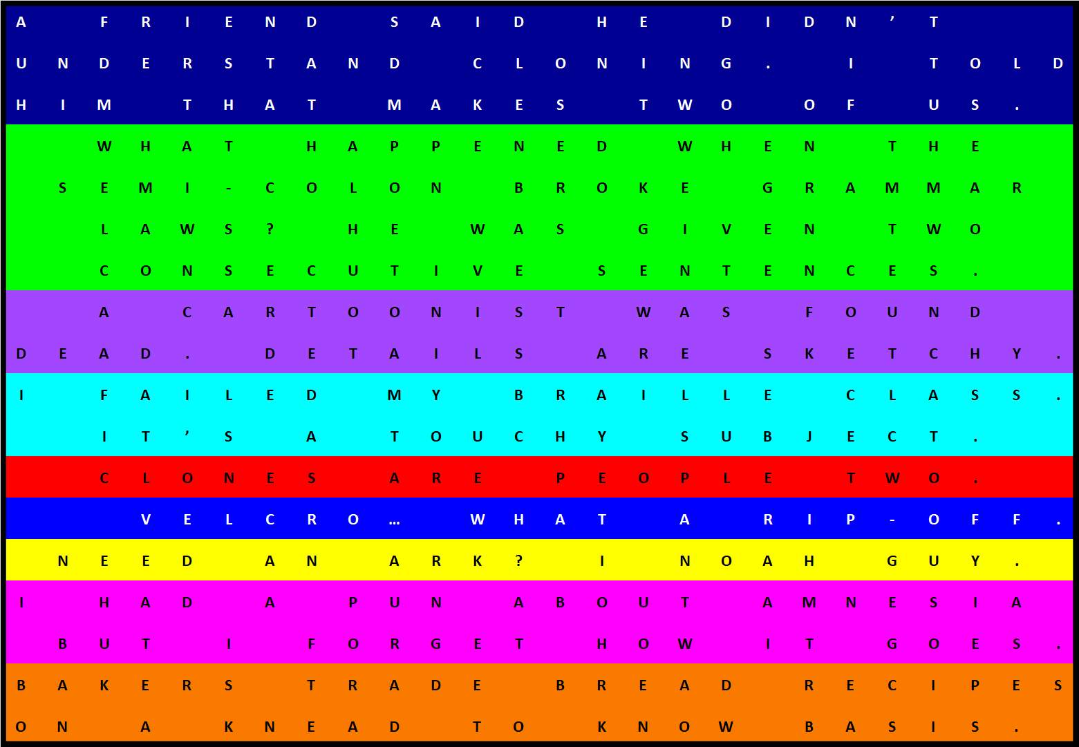 Solve Word 66.2 Punny 2 468 jigsaw puzzle online with 468 pieces