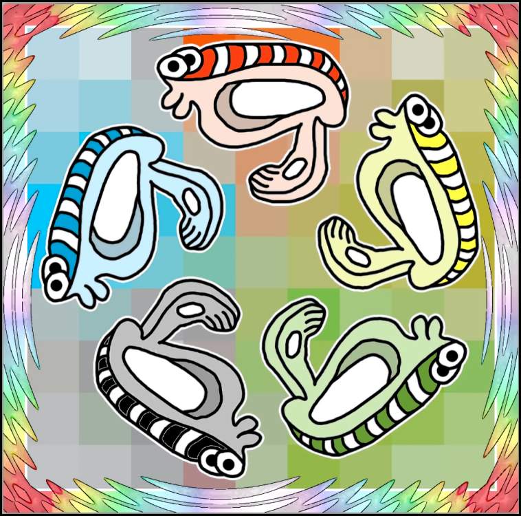 Solve back-worm jigsaw puzzle online with 9 pieces