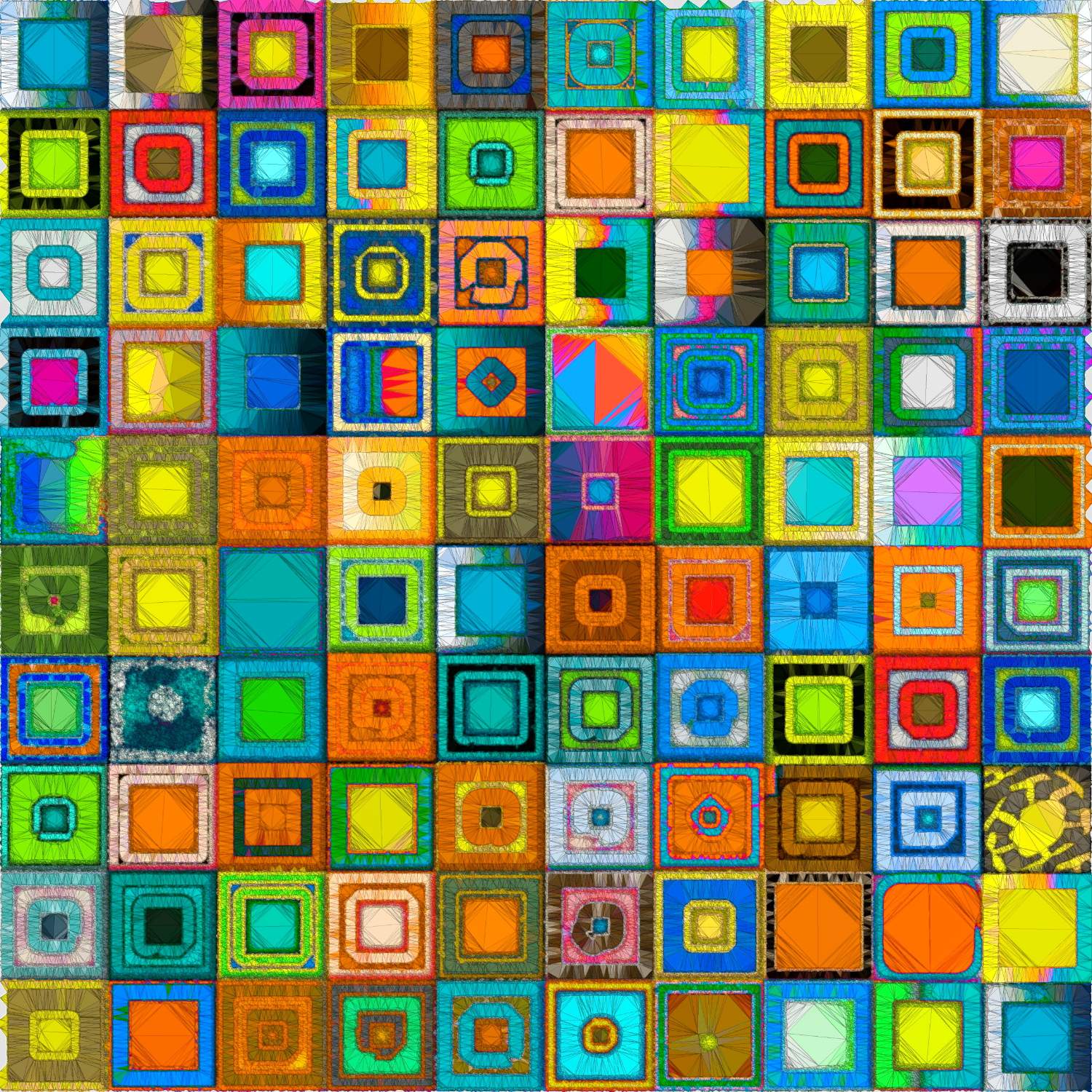 Solve Quadrate jigsaw puzzle online with 144 pieces