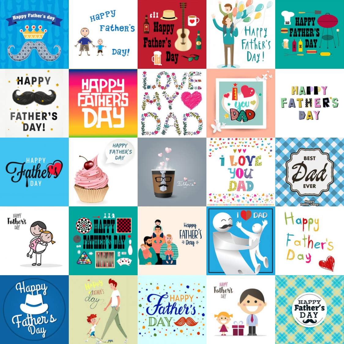 Solve Happy Father's Day jigsaw puzzle online with 49 pieces