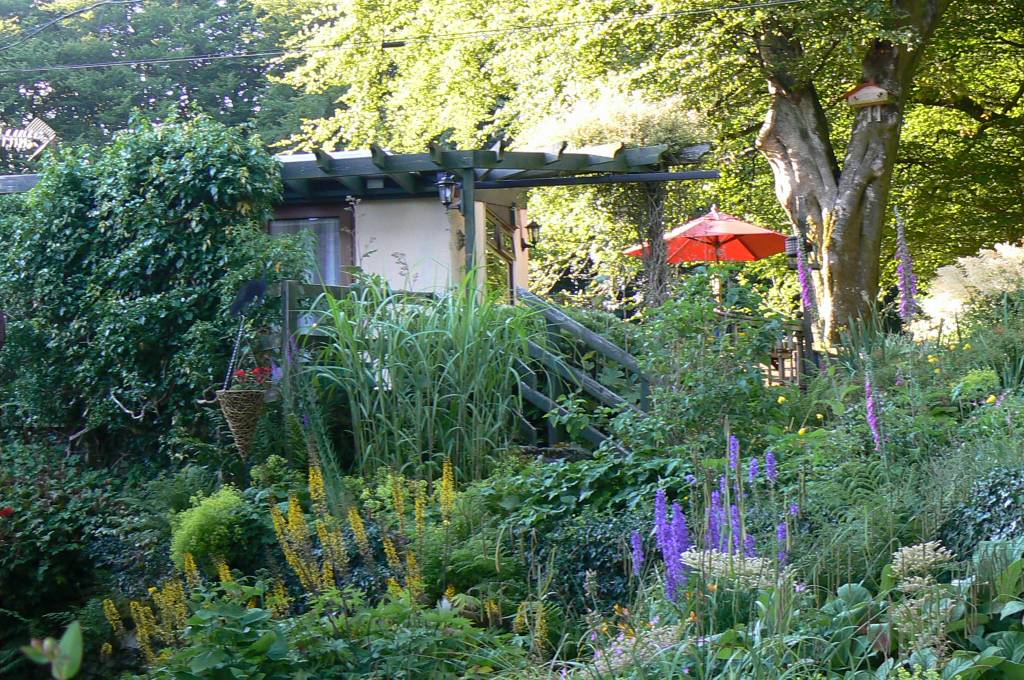 Solve Pant-Teg Cottage on the hillside jigsaw puzzle online with 260 pieces