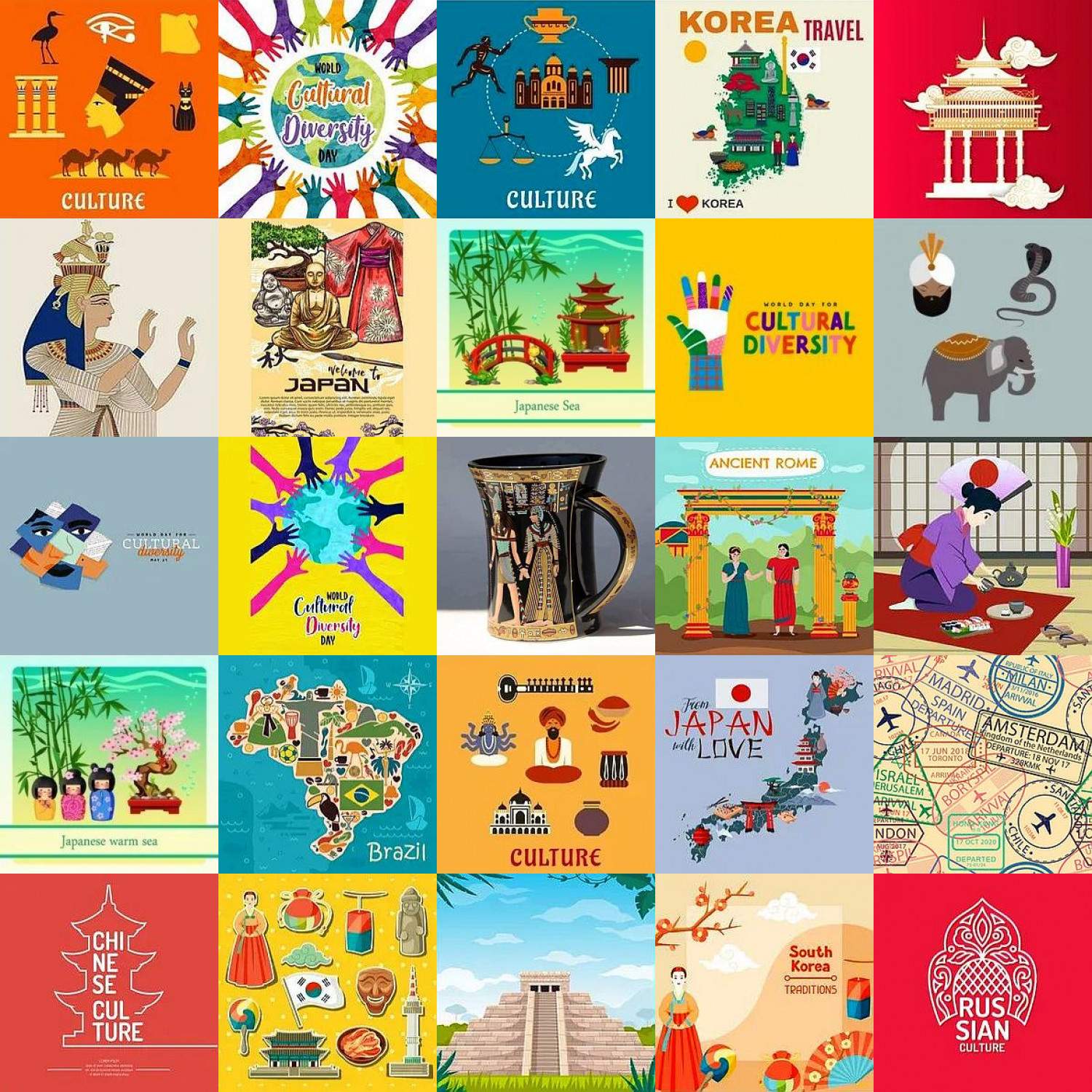 Solve Cultural Diversity 228b jigsaw puzzle online with 400 pieces