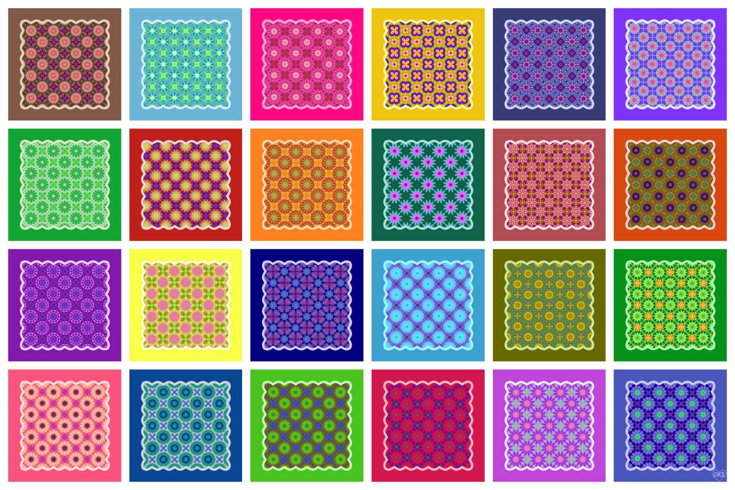 Solve Samplers!! ~ M jigsaw puzzle online with 96 pieces