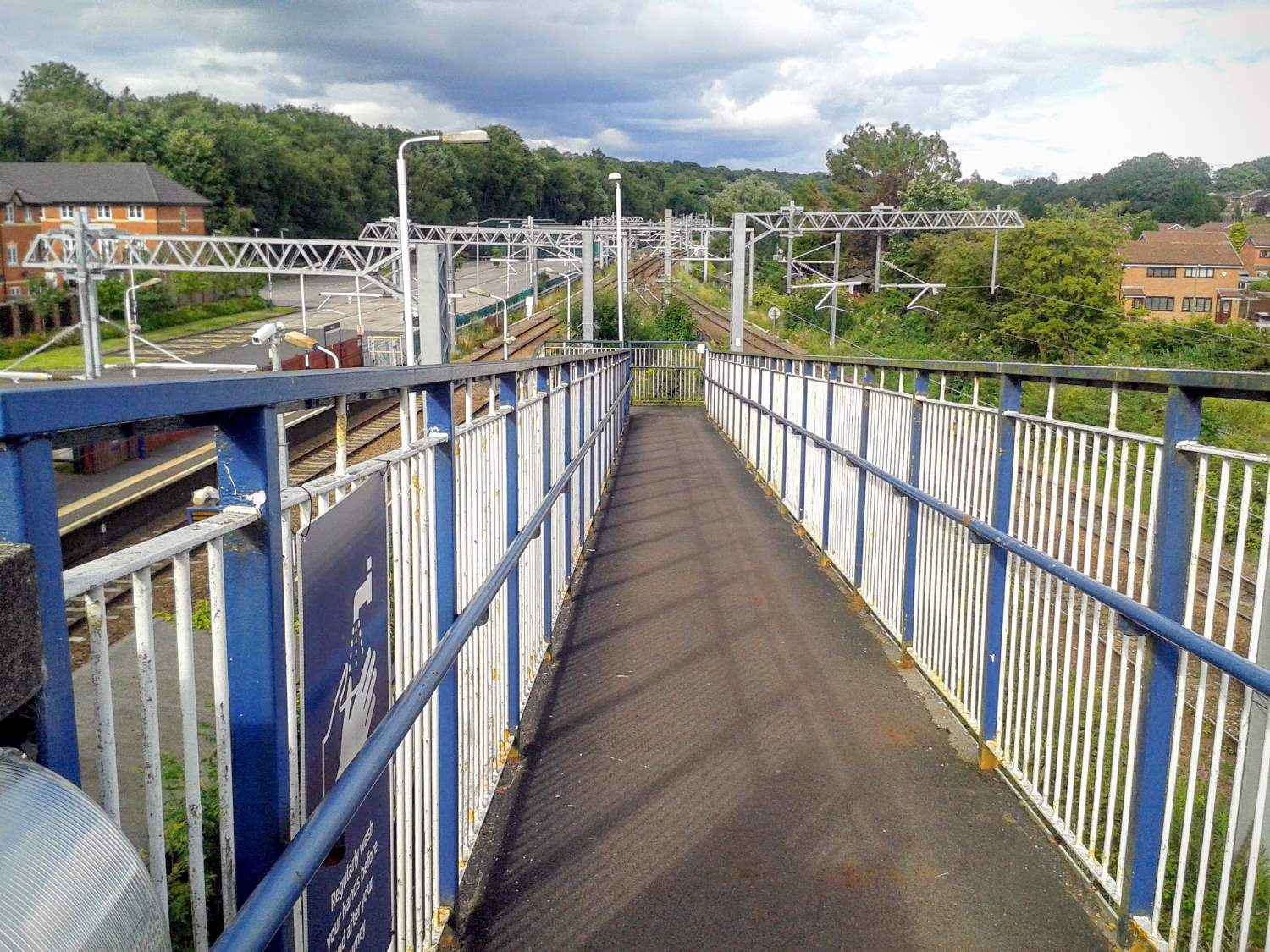 Solve Lostock Rail Station (3) jigsaw puzzle online with 48 pieces