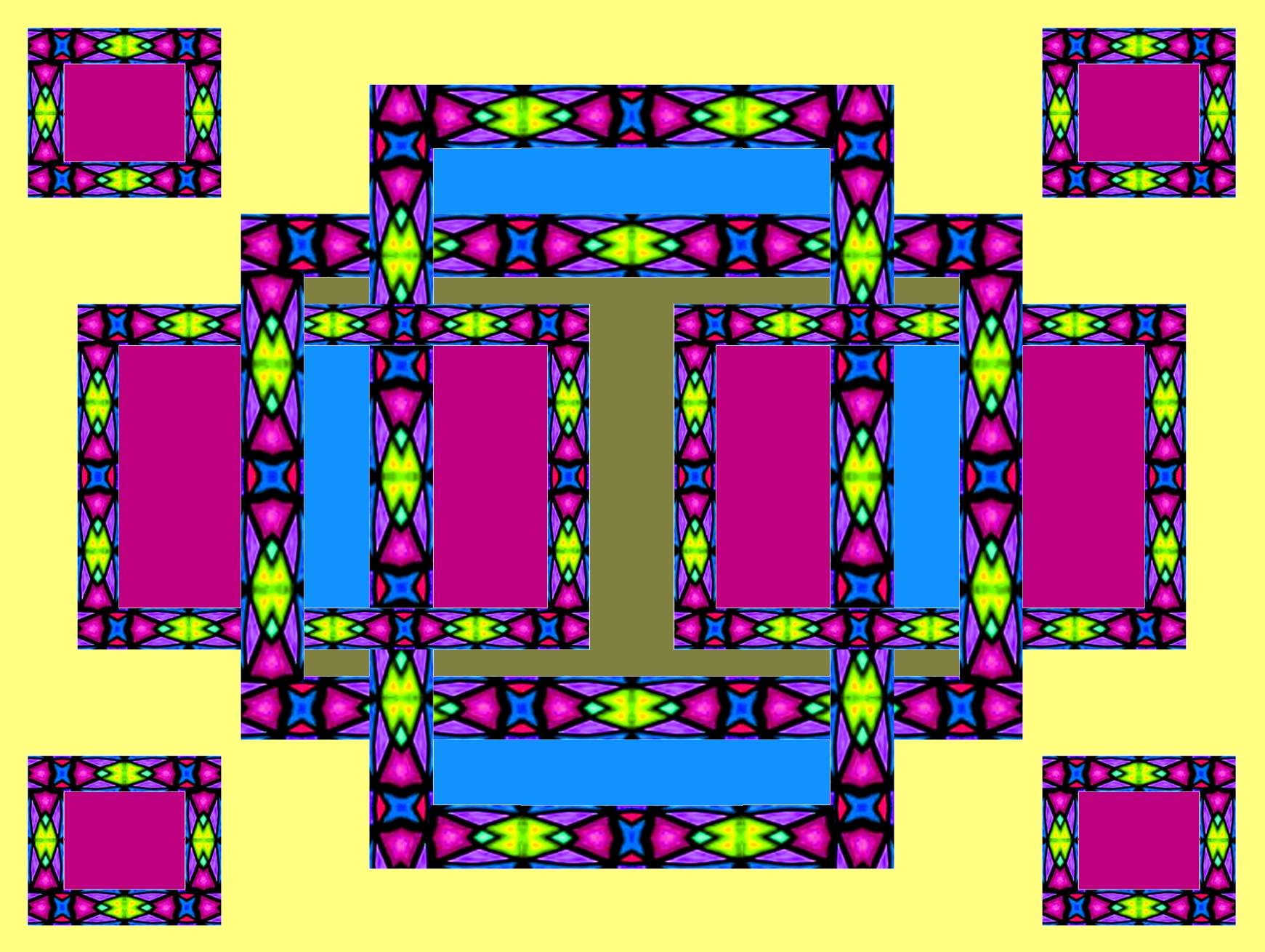 Solve Rectangle Collage jigsaw puzzle online with 204 pieces