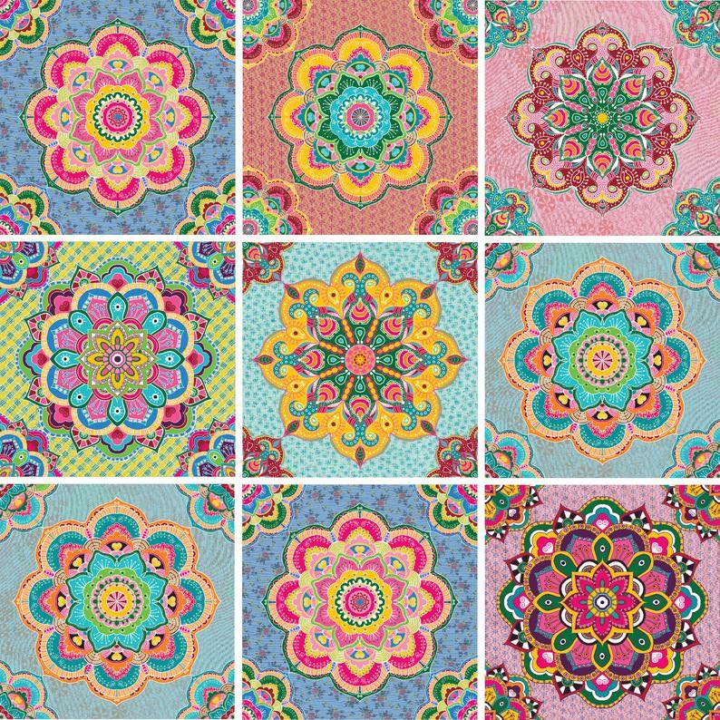 Solve Beautiful tile decals jigsaw puzzle online with 100 pieces