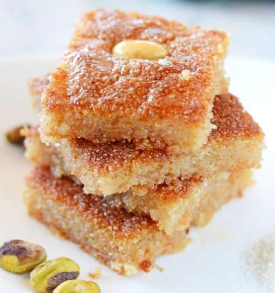 Solve Desserts Around The World - Egypt - Basbousa jigsaw puzzle online ...