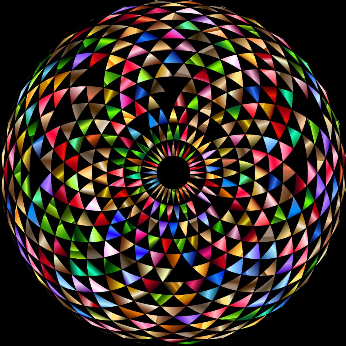 Solve Toroid mandala jigsaw puzzle online with 64 pieces