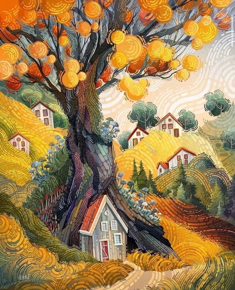 Solve Olya Luki jigsaw puzzle online with 143 pieces