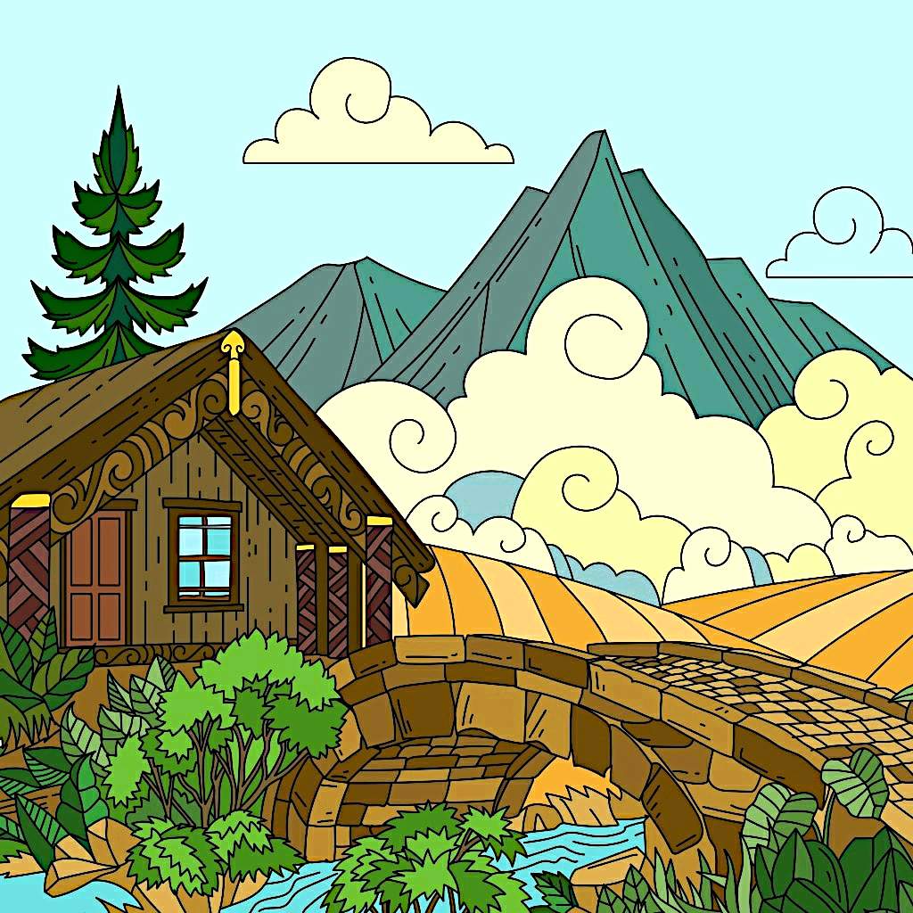 Solve 1 Colorscapes 2 jigsaw puzzle online with 64 pieces