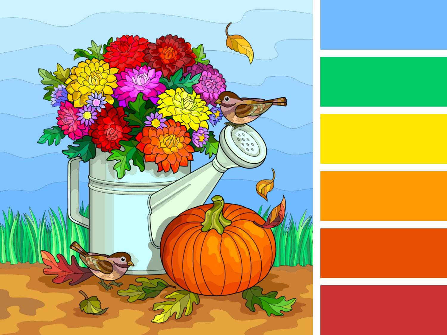 Solve Color Palette 83 jigsaw puzzle online with 108 pieces